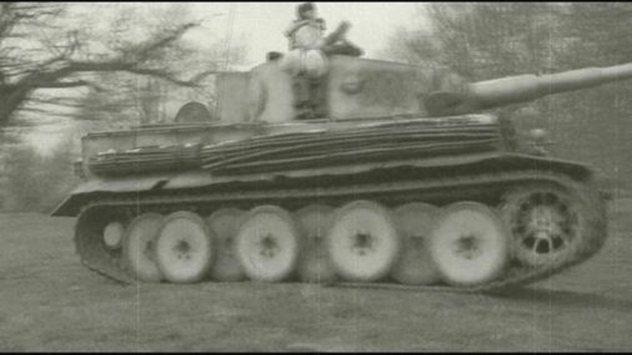 WW2 Tiger Tank sixth scale RC model in action- 'old film' look on Vimeo