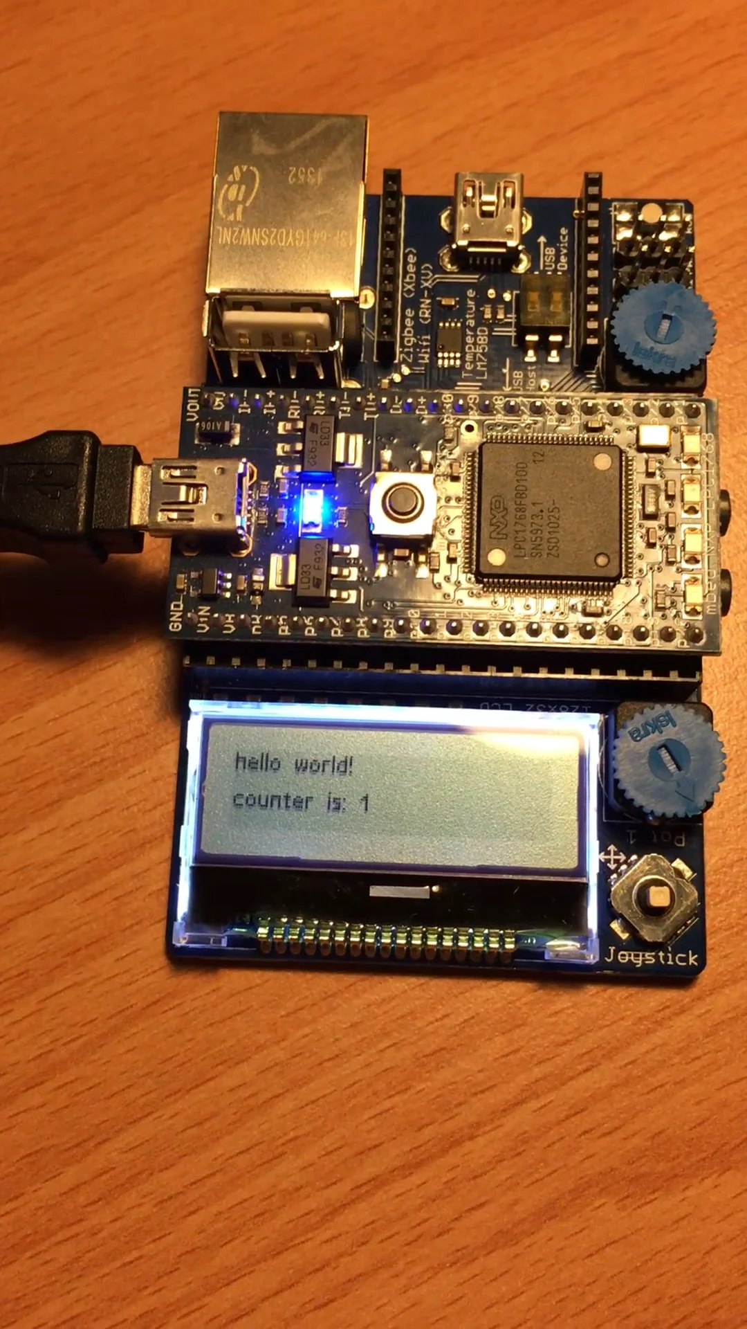 mbed LCD test on Vimeo