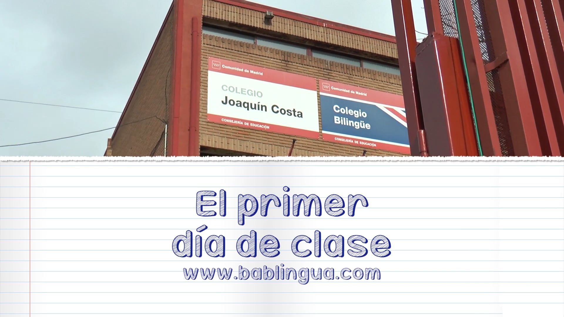 Promo: El primer día de clase on Vimeo