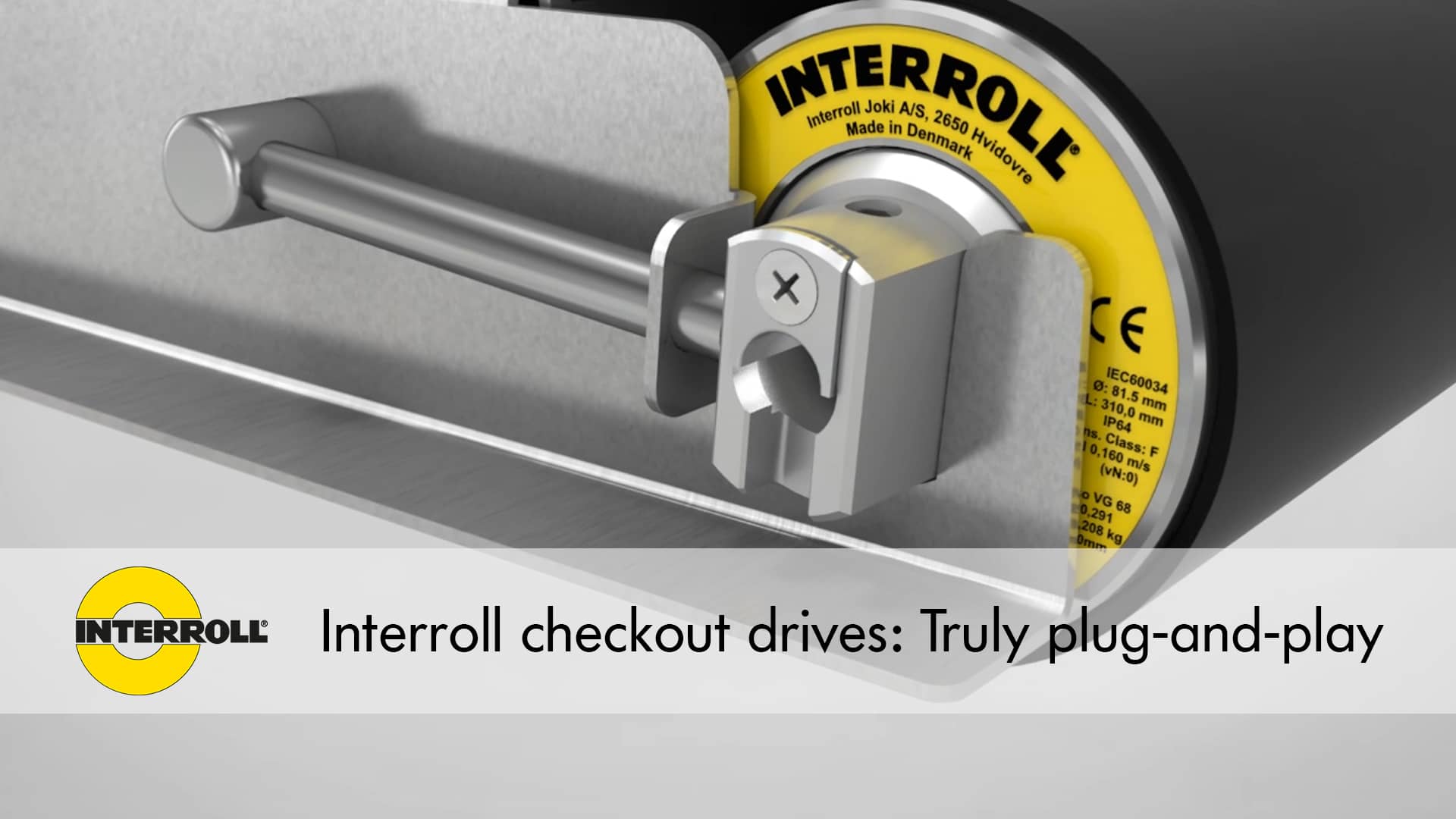 Interroll checkout drives: Truly plug-and-play (Animation, English) on Vimeo