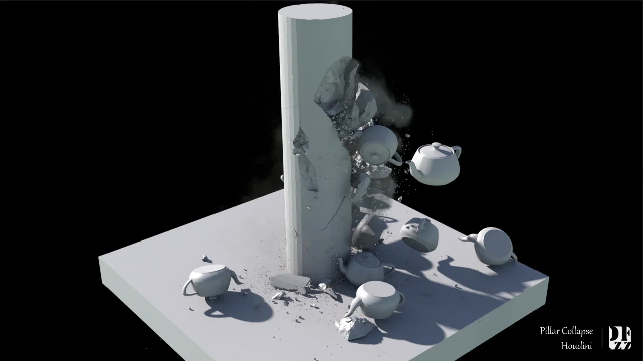 Pillar Collapse in Houdini on Vimeo