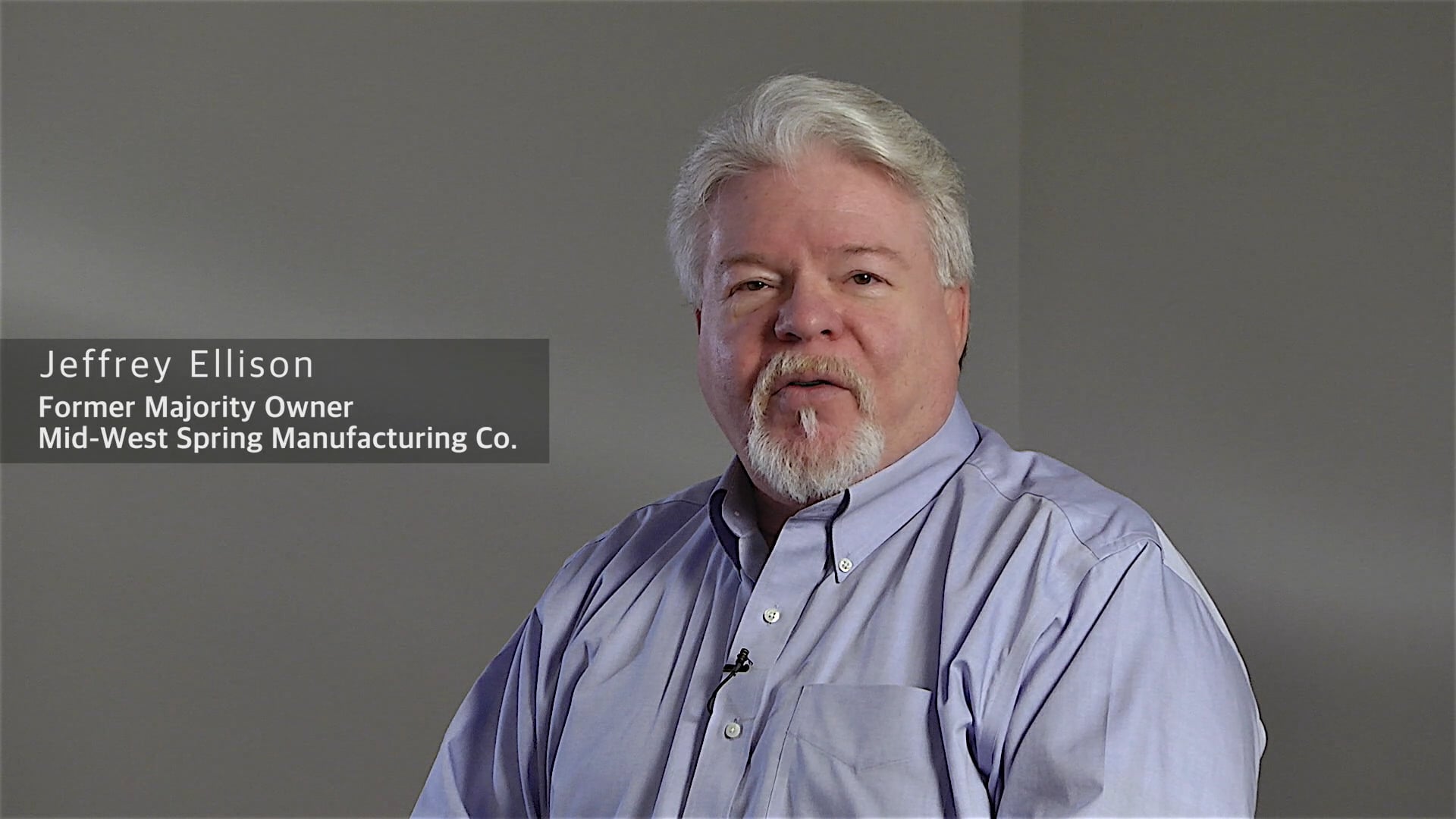 Jeffrey Ellison testimonial, ver. 1 on Vimeo