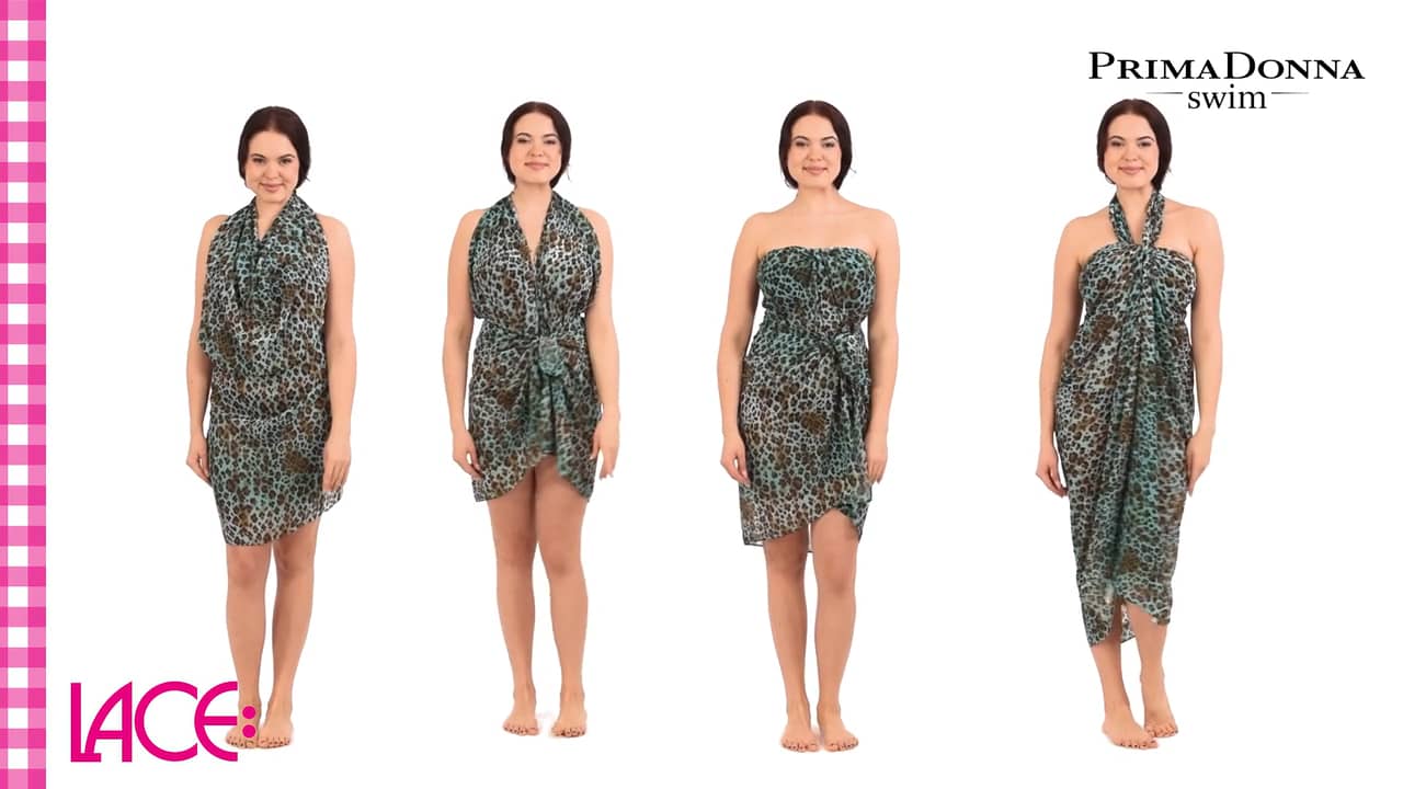 Part 1 - PrimaDonna Swim - Bikini - Swimwear - 4 Way Pareo Styling ...