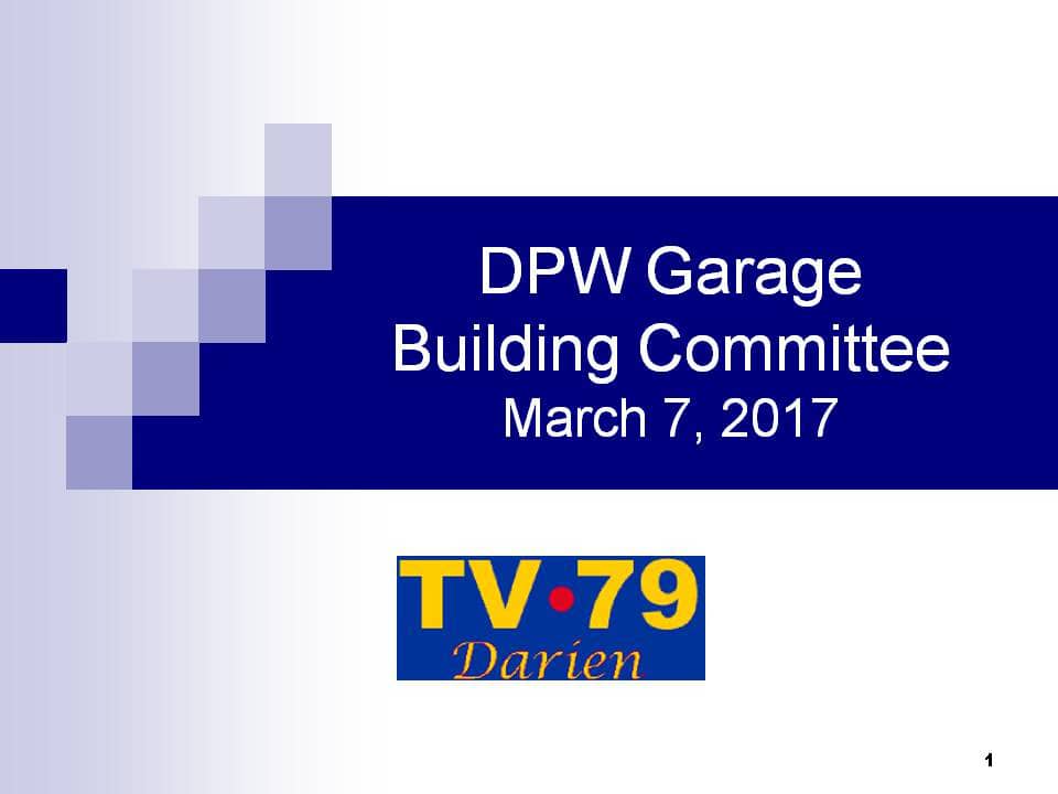 DPW Garage Building Committee 3-7-17 on Vimeo