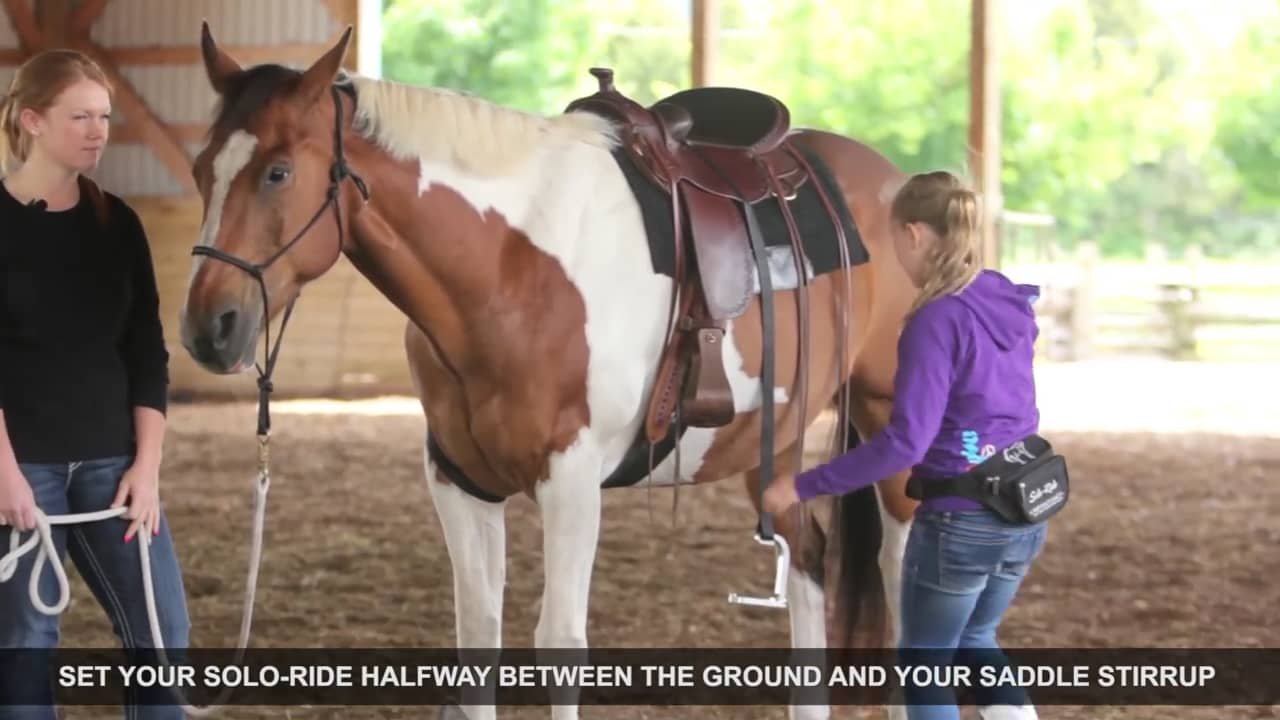 Solo-Ride™ A Great Portable Mounting Aid by Hairy Back Ranch™ on Vimeo