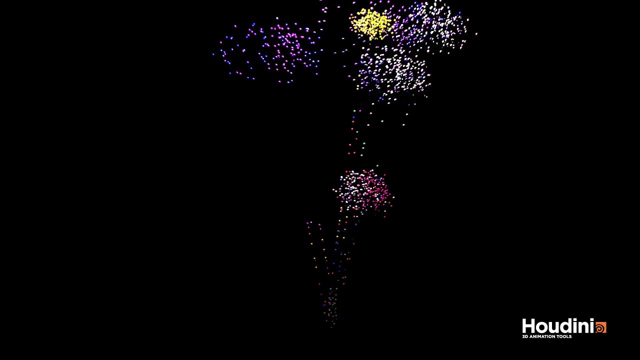 Firework simulation - Houdini on Vimeo