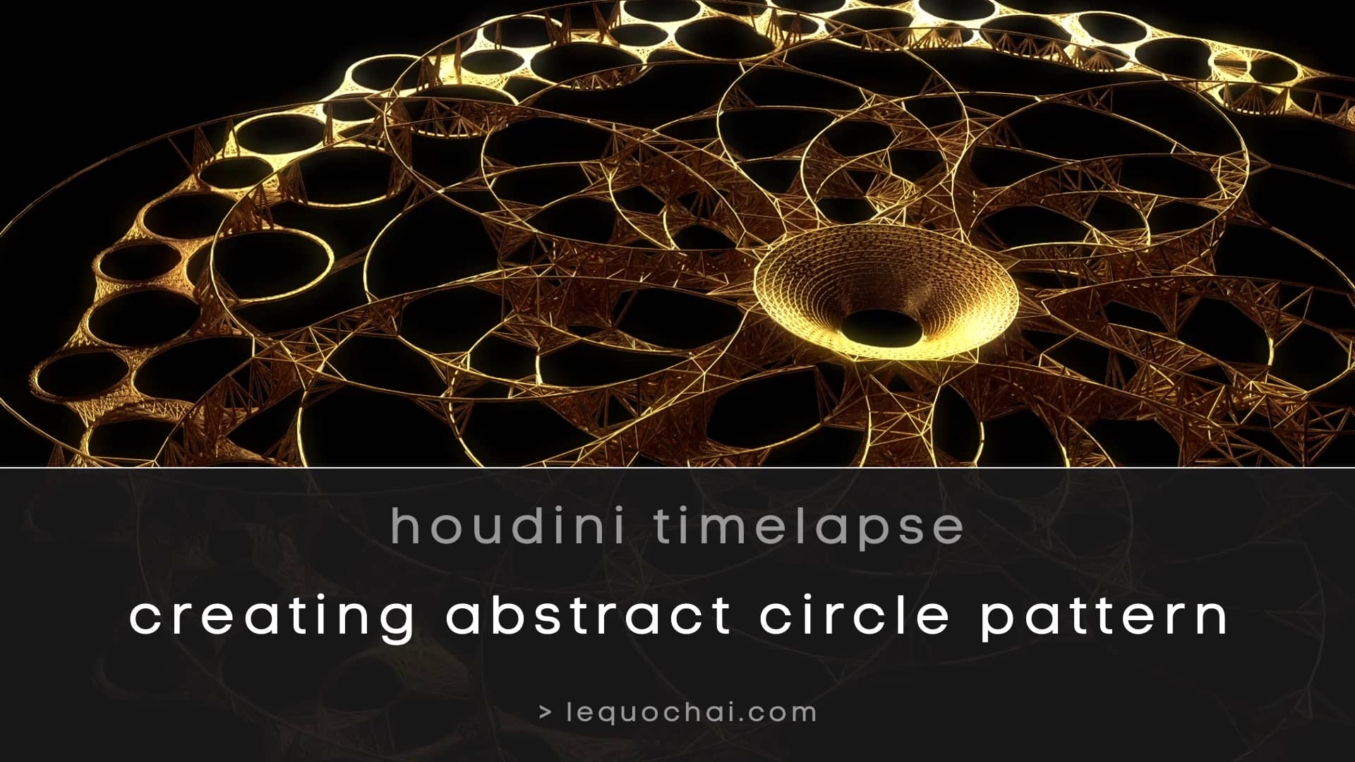 houdini timelapse / creating abstract circle pattern on Vimeo