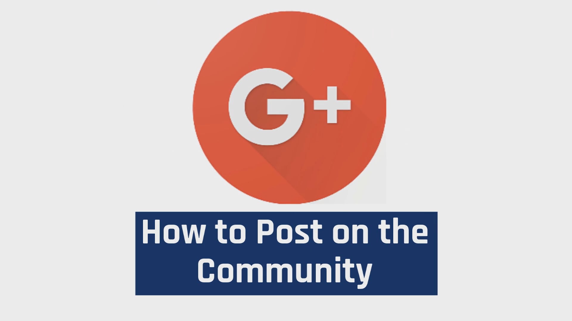 How to Post in Google Plus Community on Vimeo