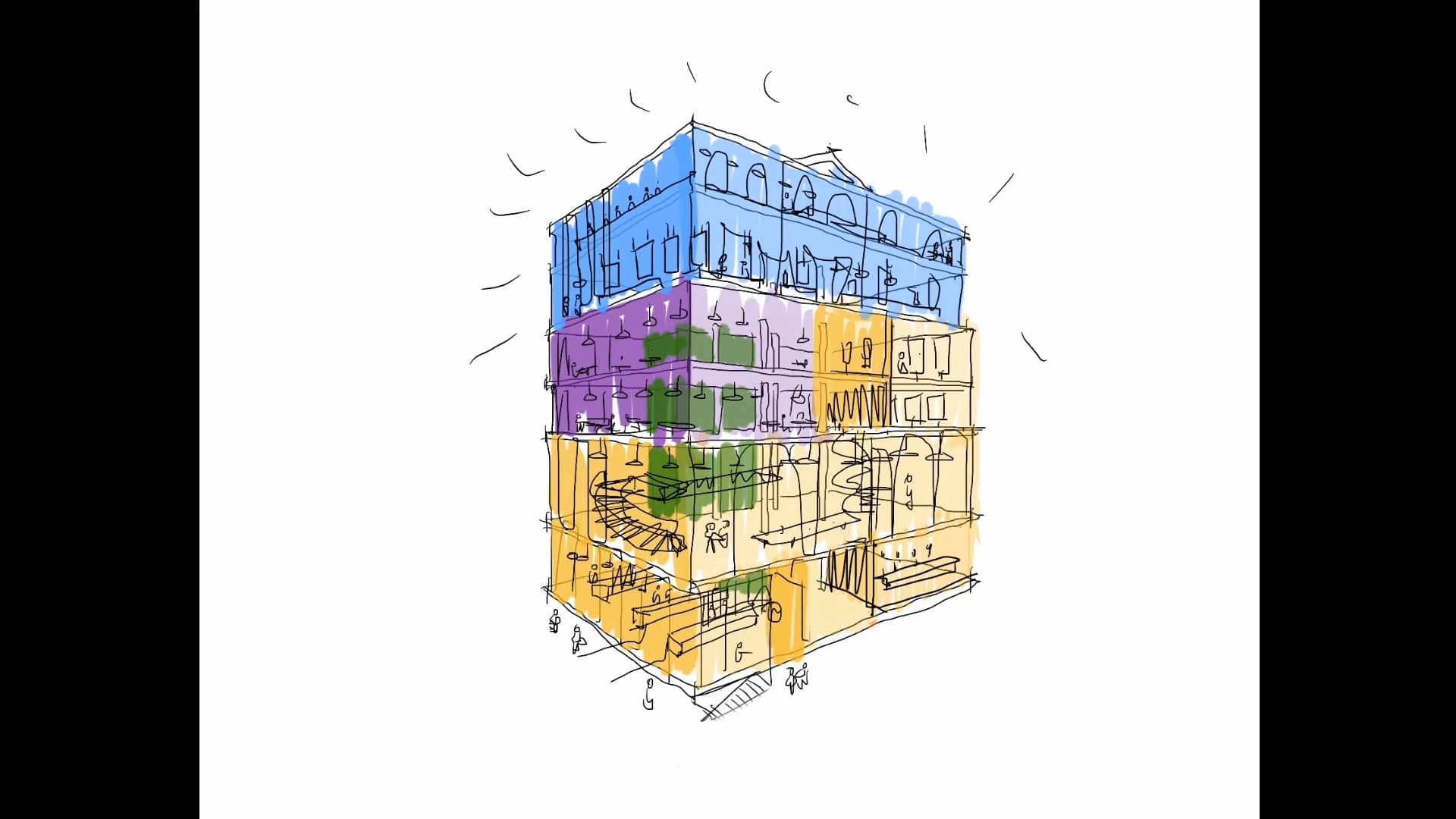 Fotografiska. 281 Park Ave South. Interior animation on Vimeo