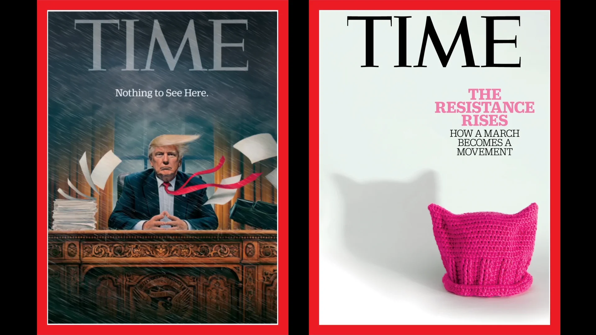 Animated TIME magazine covers