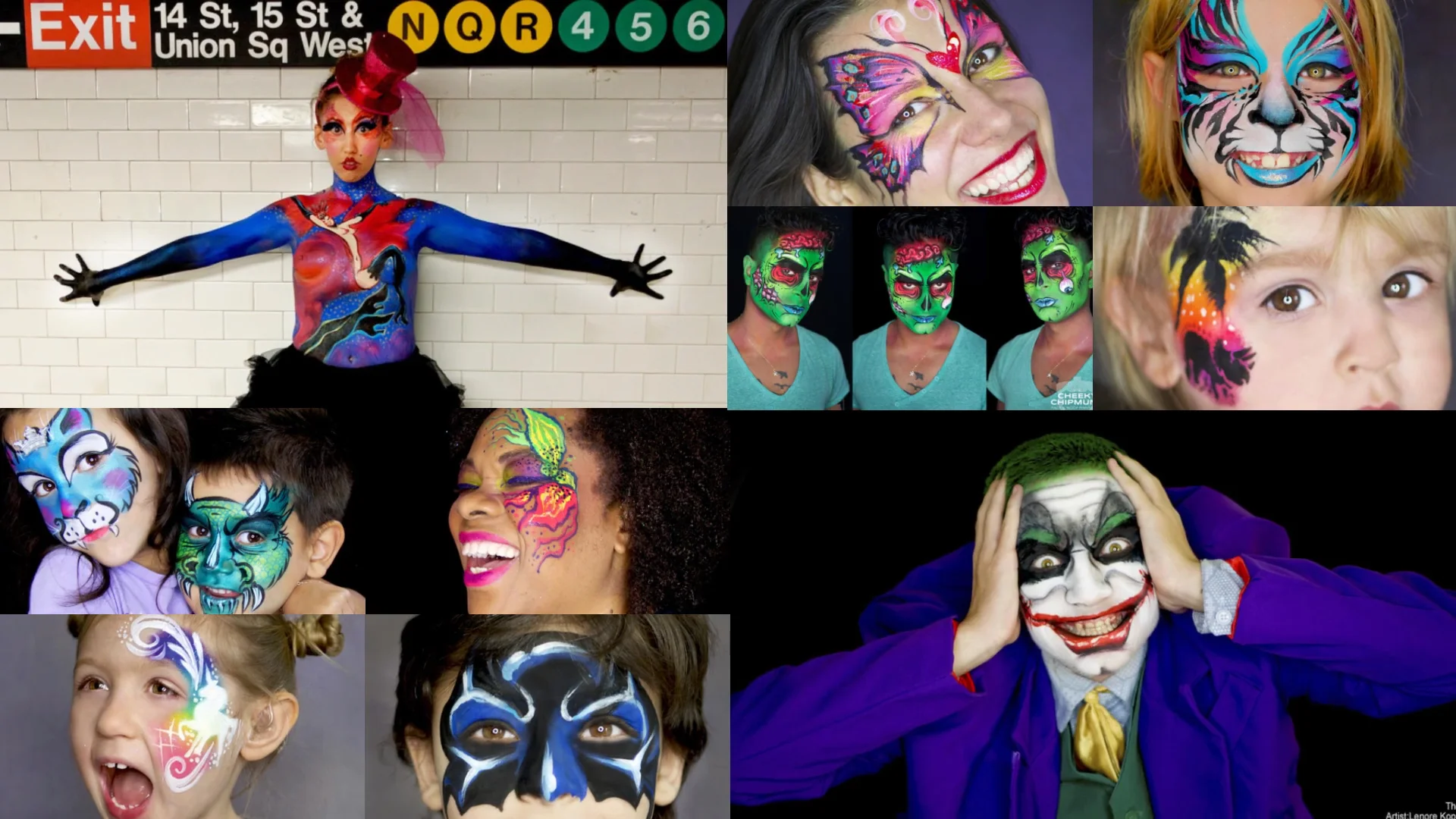 The Cheeky Chipmunk Face & Body Painting in NYC! on Vimeo