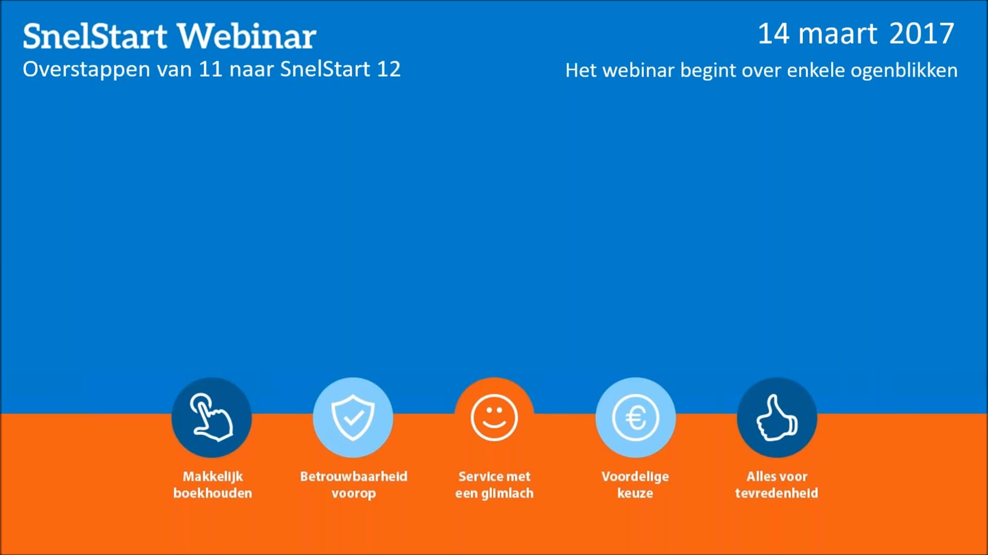 Webinar 'Overstappen naar SnelStart 12' on Vimeo