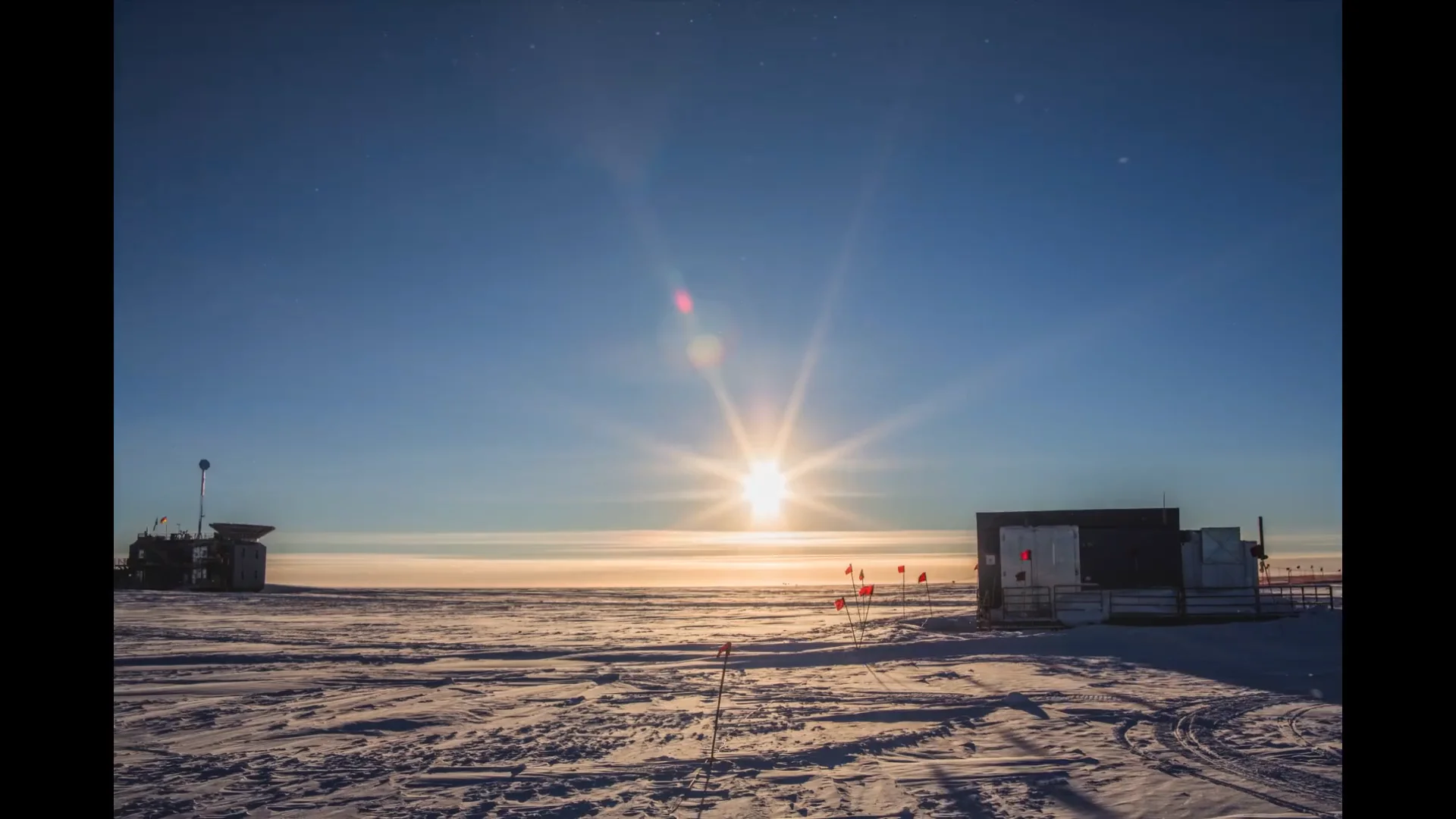 What does the sun do at the Pole