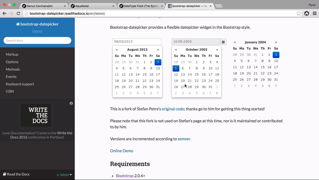 Creating A Date Picker Field Symfony 3 Forms Build Render And Conquer