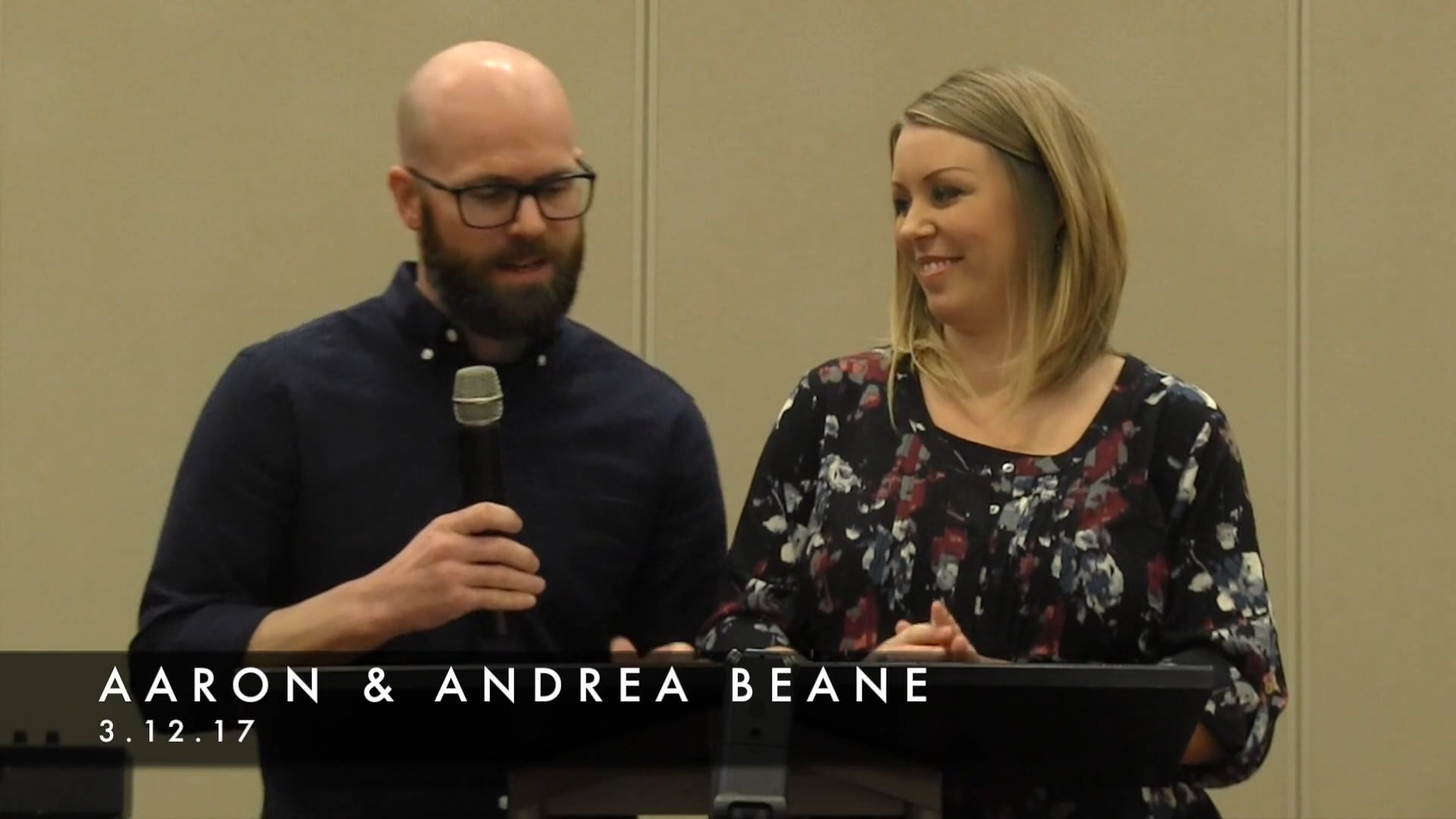 Aaron and Andrea Beane Testimony on Vimeo