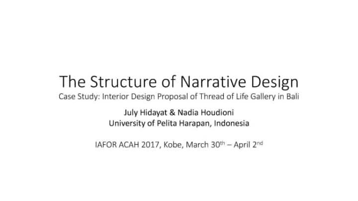 The Structure of Narrative Design. A Case Study: Interior Design ...
