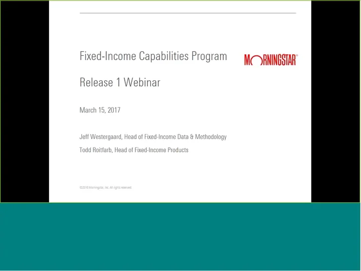 Introducing Morningstar Fixed Income Analytics on Vimeo