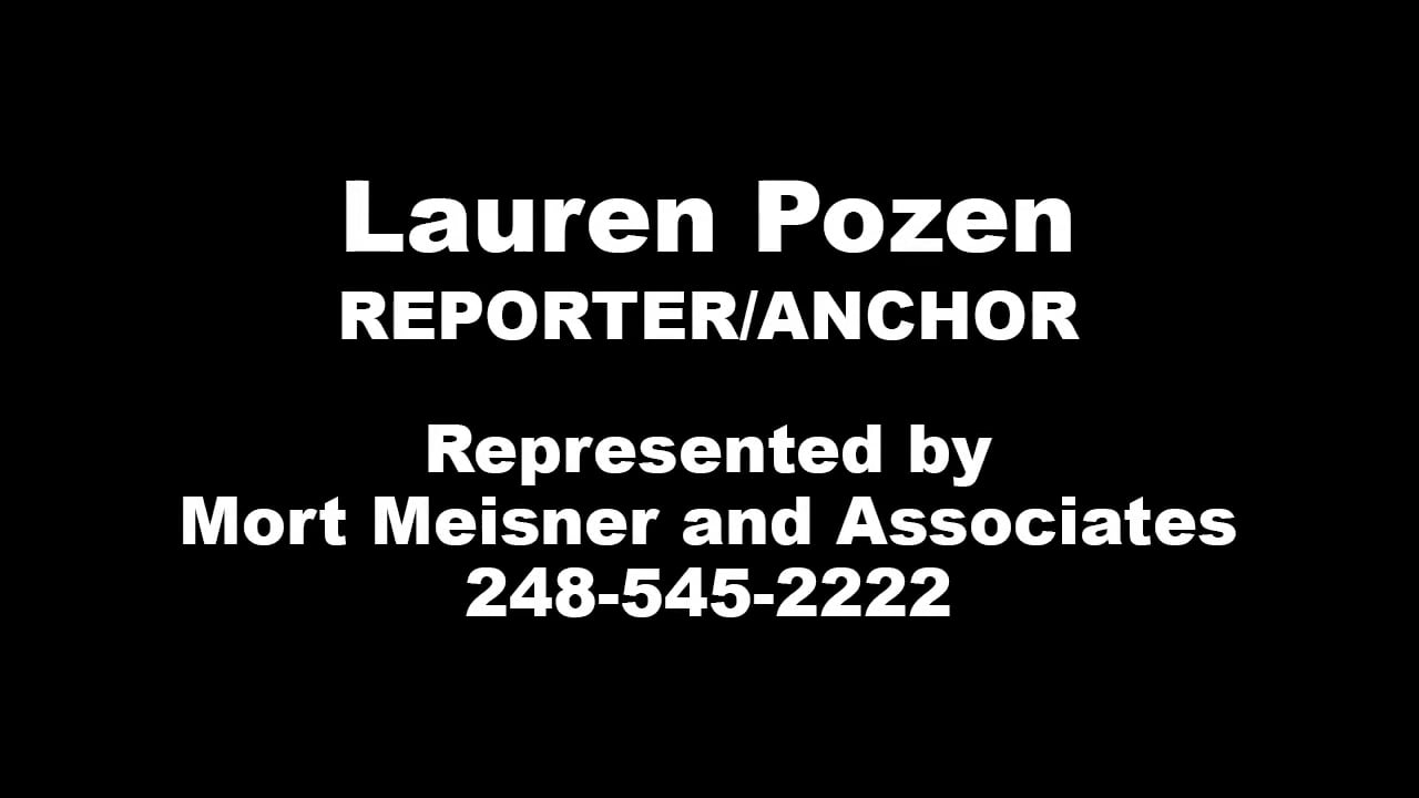 Lauren Pozen Reporter Anchor Reel on Vimeo