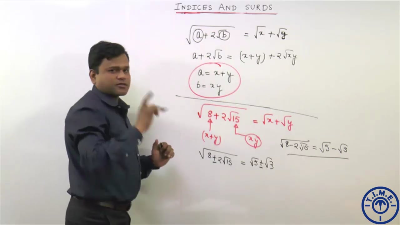 4.Surds - Square Root (to review at starting example)