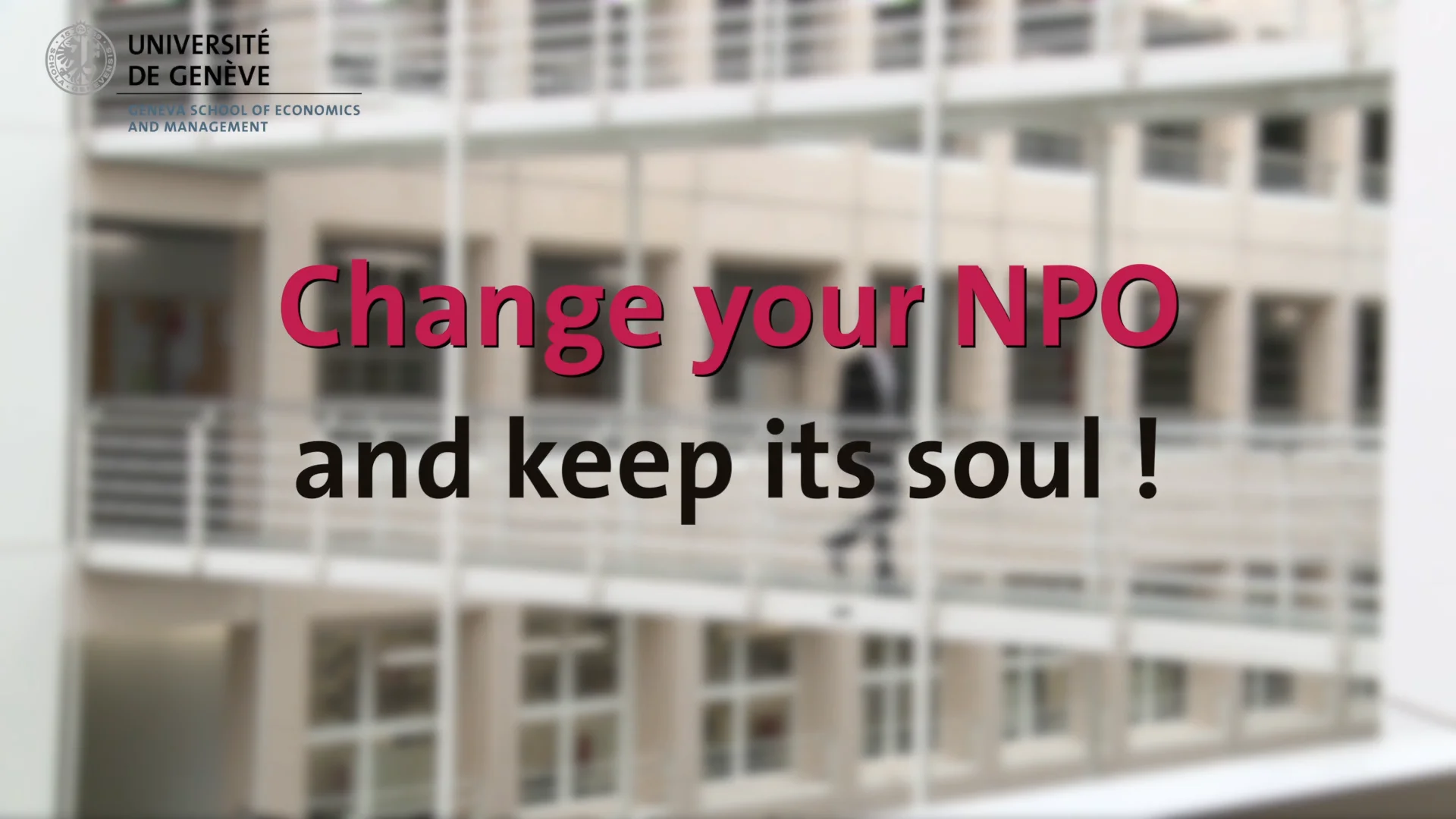 clips CAS NPO GSEM - Change your NPO and keep its soul (Clip NPO 2 ...