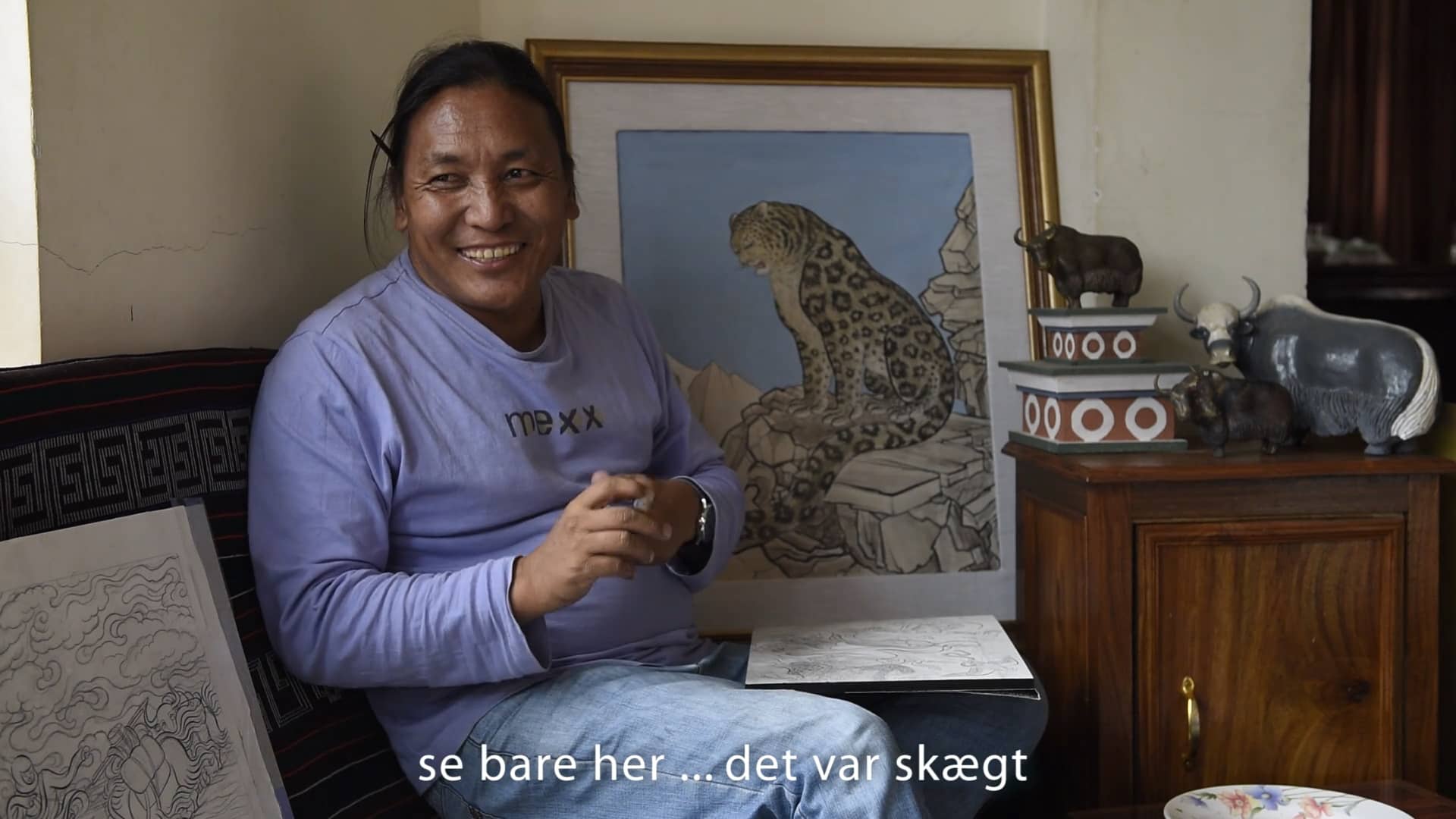 Tenzin Norbu, painter from Dolpo, Nepal. About his background and art ...