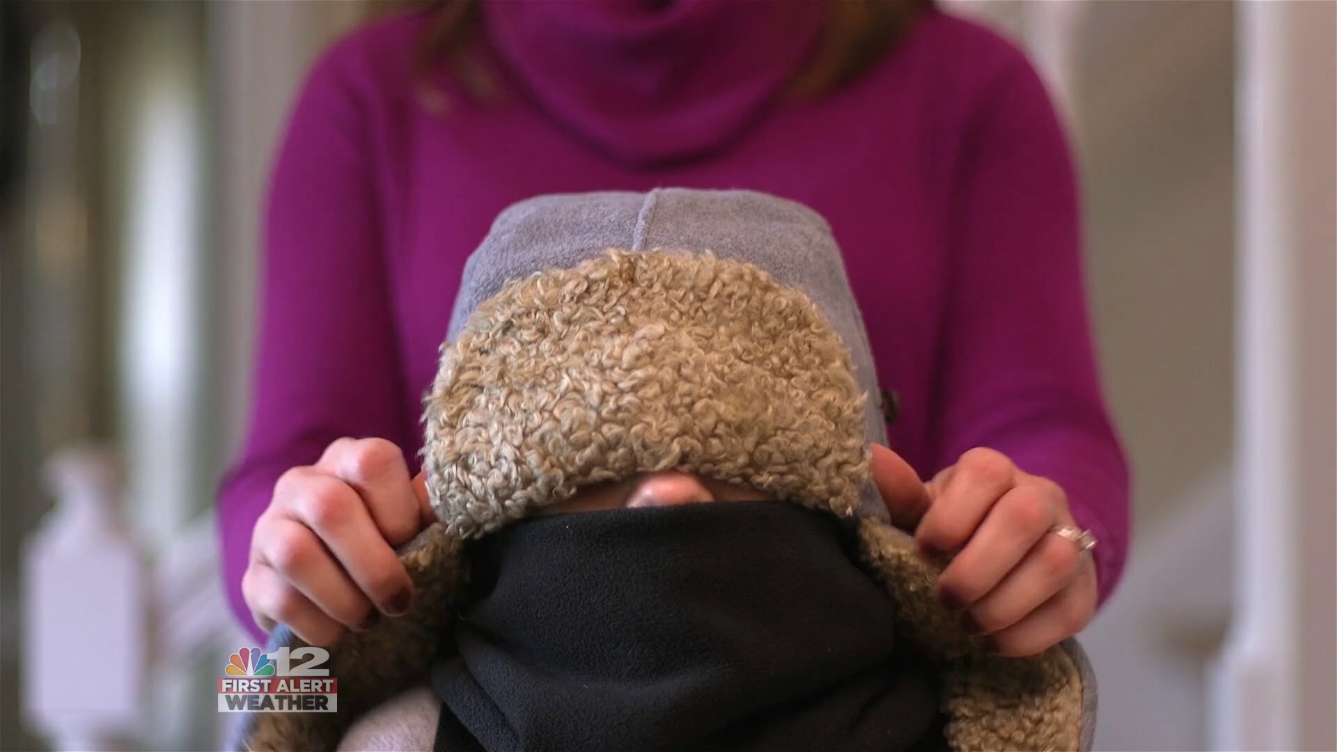 NBC12 First Alert Weather - Family Preparing For Winter Storm on Vimeo