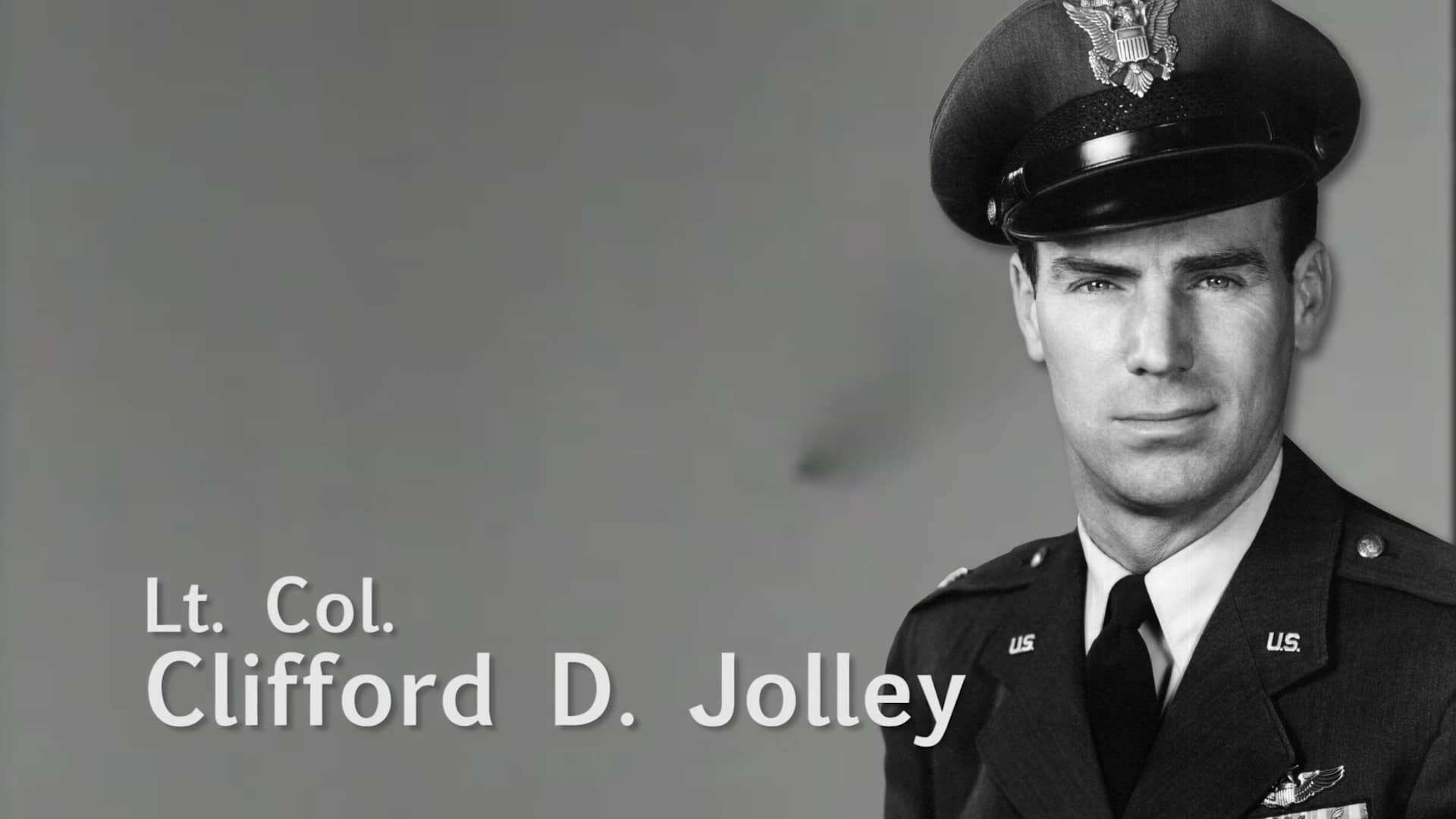 Lt. Col Clifford D. Jolley - Utah Aviation Hall of Fame on Vimeo