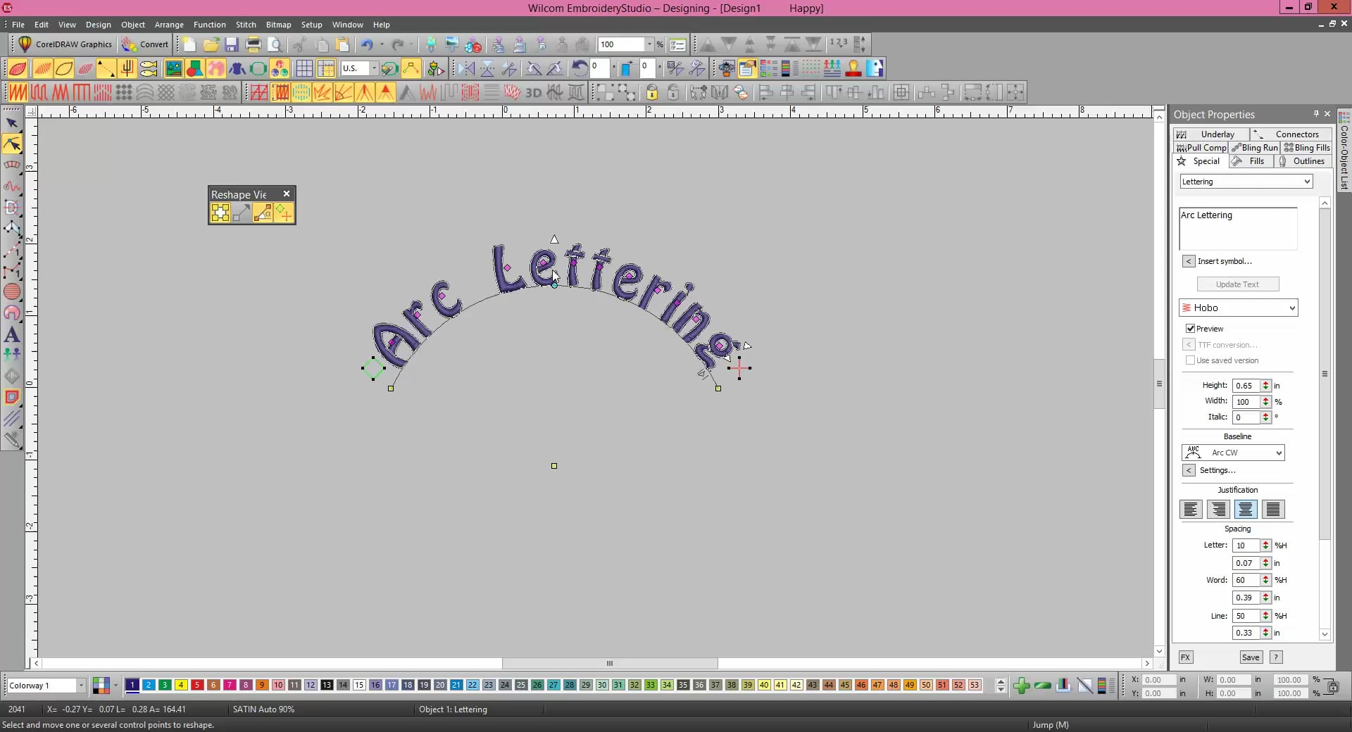Arc Lettering on Vimeo