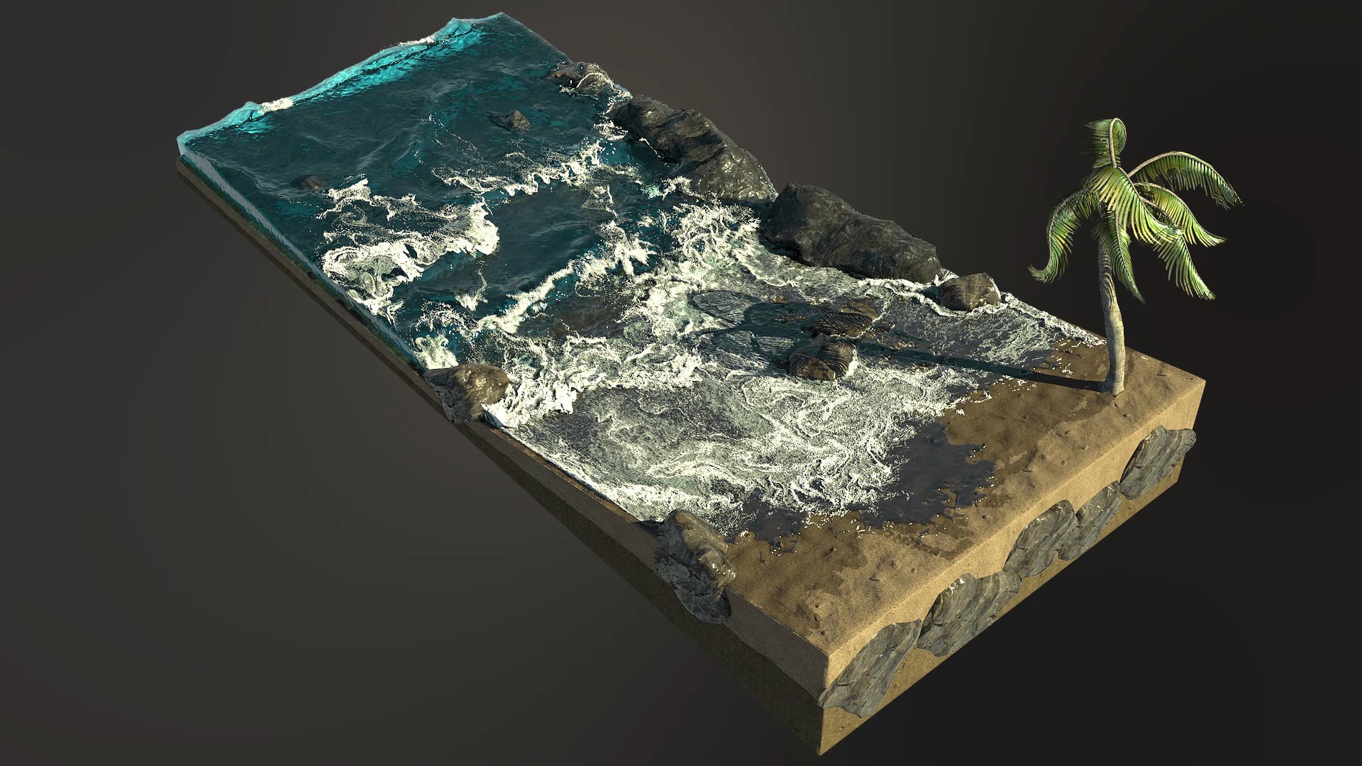 Beach waves - Houdini on Vimeo