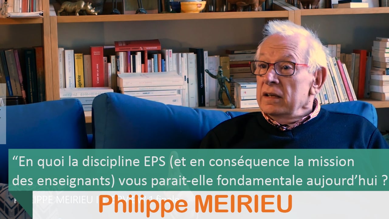 Philippe MEIRIEU, la mission fondamentale des enseignants d'EPS on Vimeo