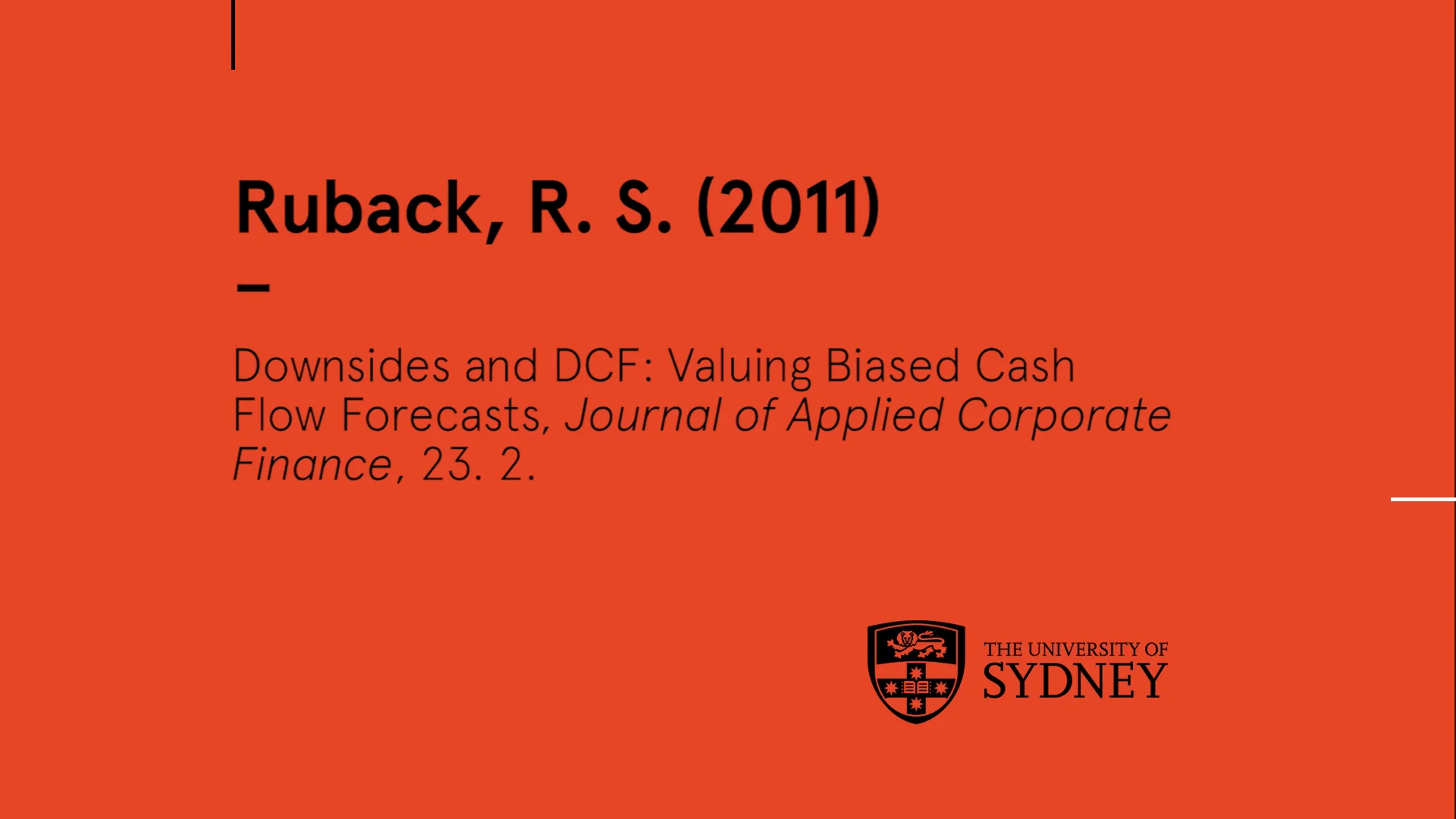 FINC2012 Week 2: Impact of the DCF adjustments on Vimeo