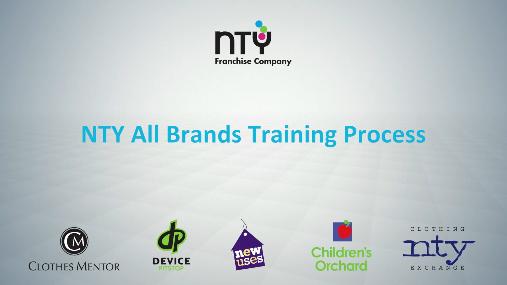 NTY Franchise Company All Brands Training Process on Vimeo
