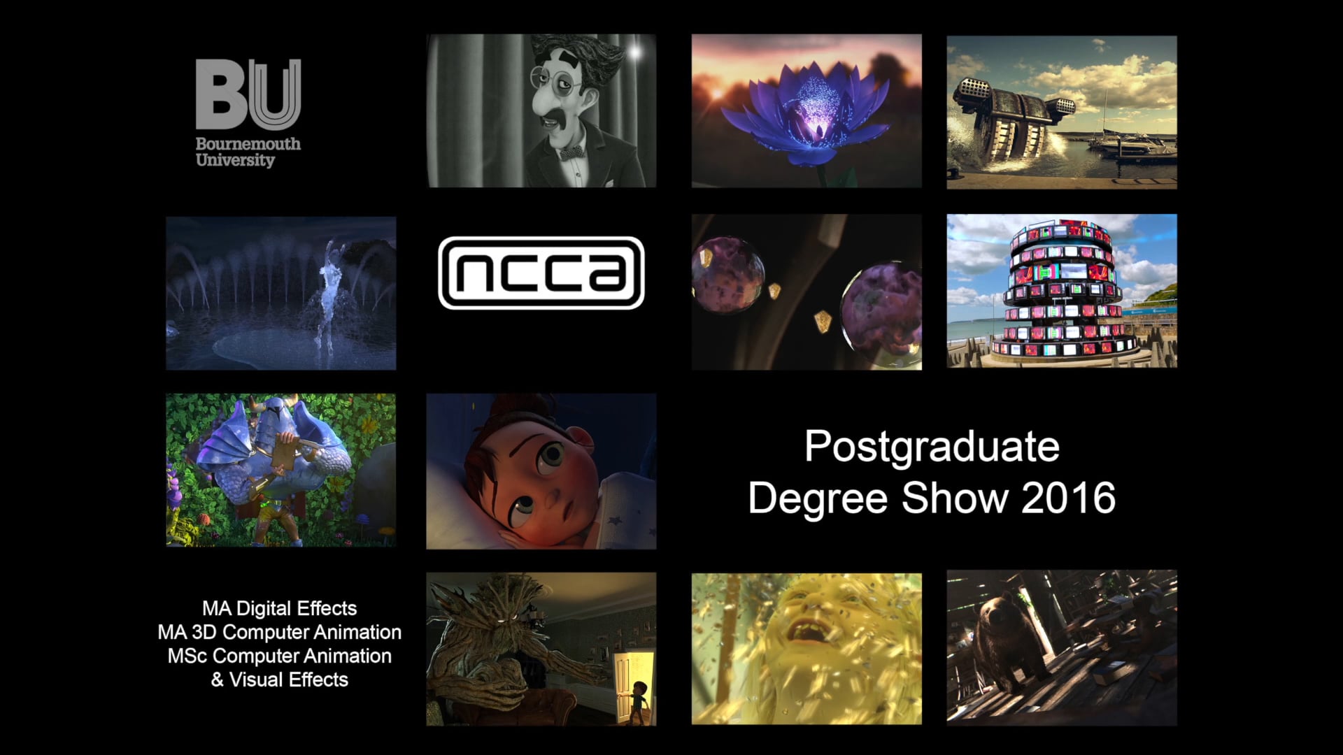Masters Degree Show 2016 - Postgraduate Showreel 2016 Short Version on ...