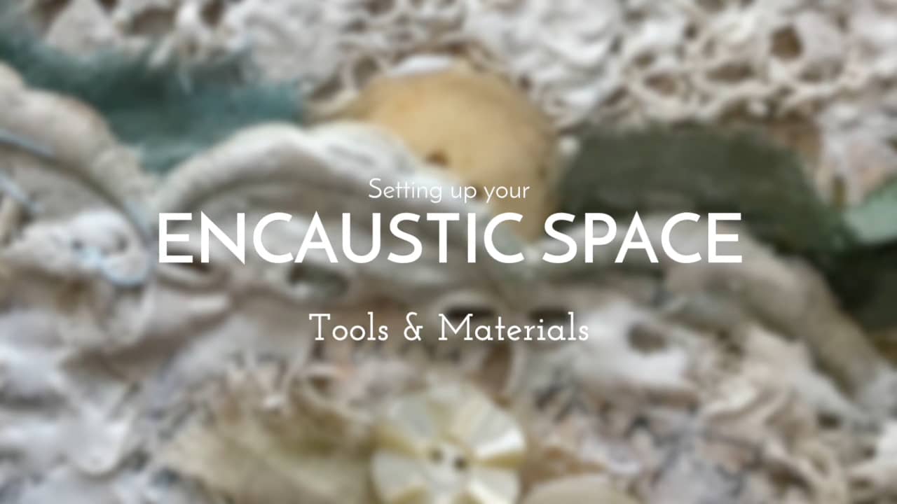 Simple encaustic set-up on Vimeo
