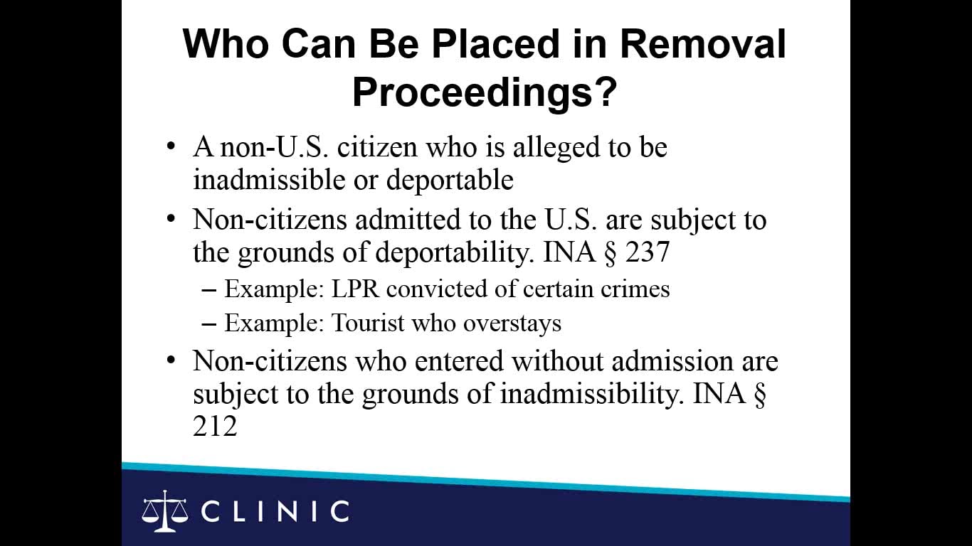 Anatomy of a Removal Proceeding on Vimeo