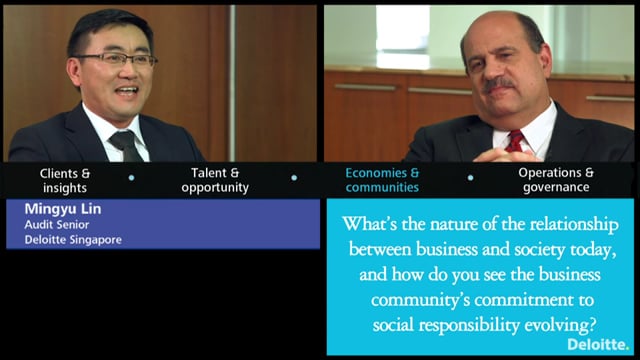 deloitte finds a corporate social responsibility meaning - Graeme Newell