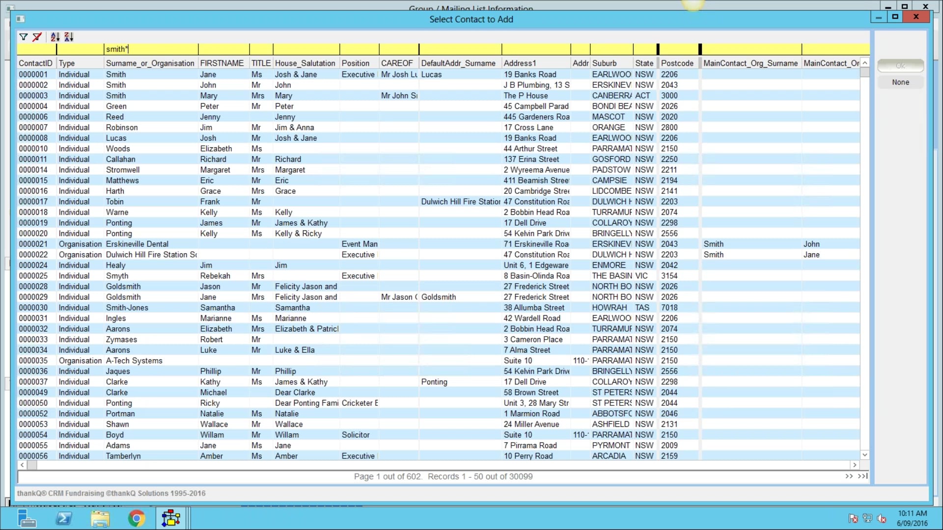 thankQ CRM - GroupfromContact on Vimeo