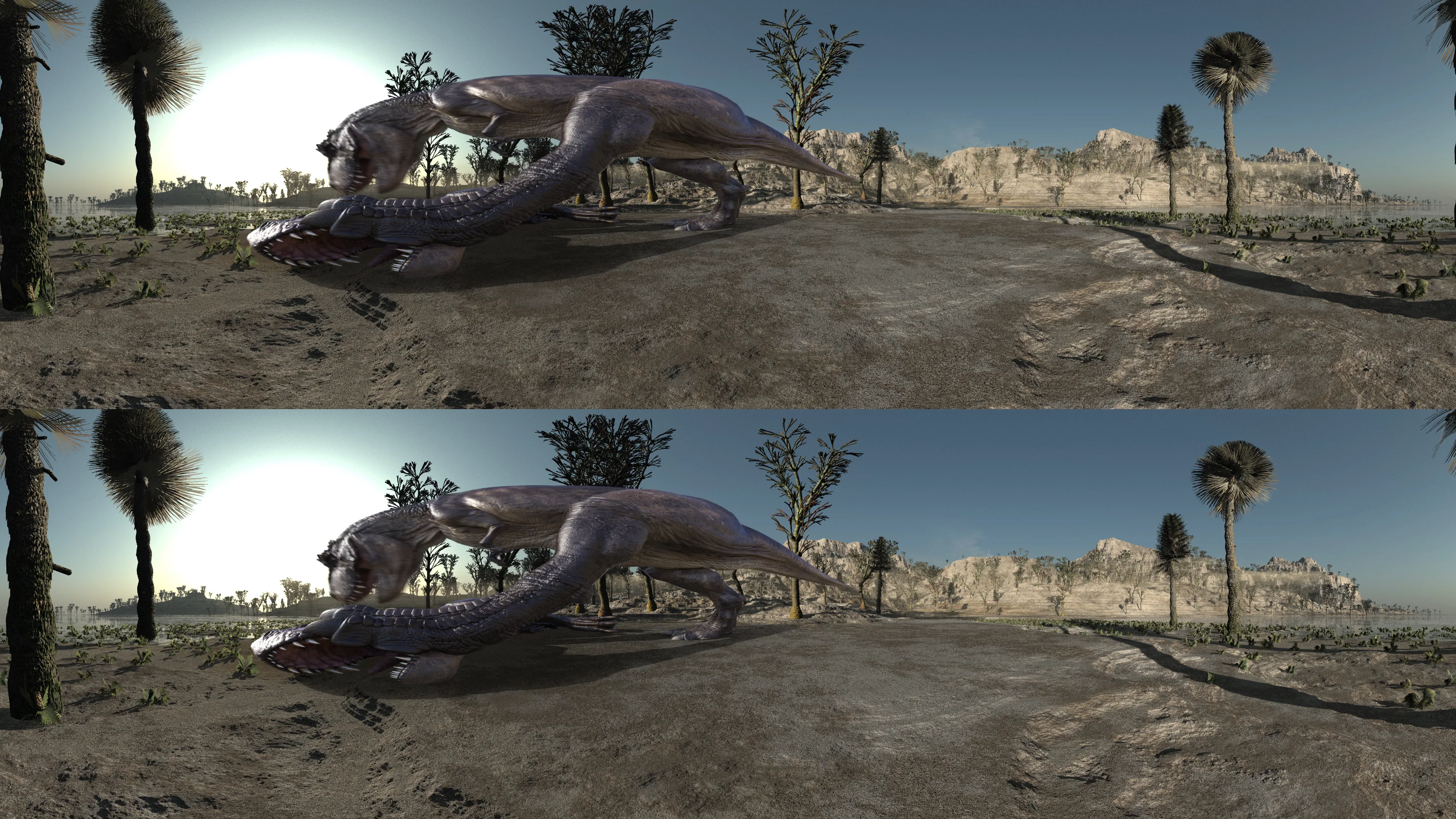 VR Portfolio - T-Rex fight VR Experience Test on Vimeo