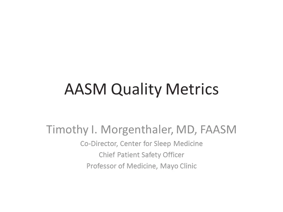 Advanced - 2016-17 Sleep Medicine Fellows Webinar Series: Timothy ...