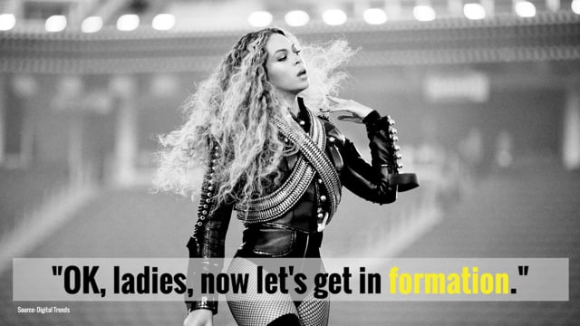 Let’s Get In Formation for the Maker! — Remake