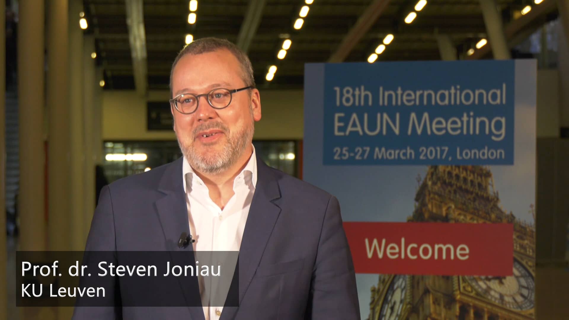 EAU 2017 - Prof. dr. Steven Joniau on Vimeo