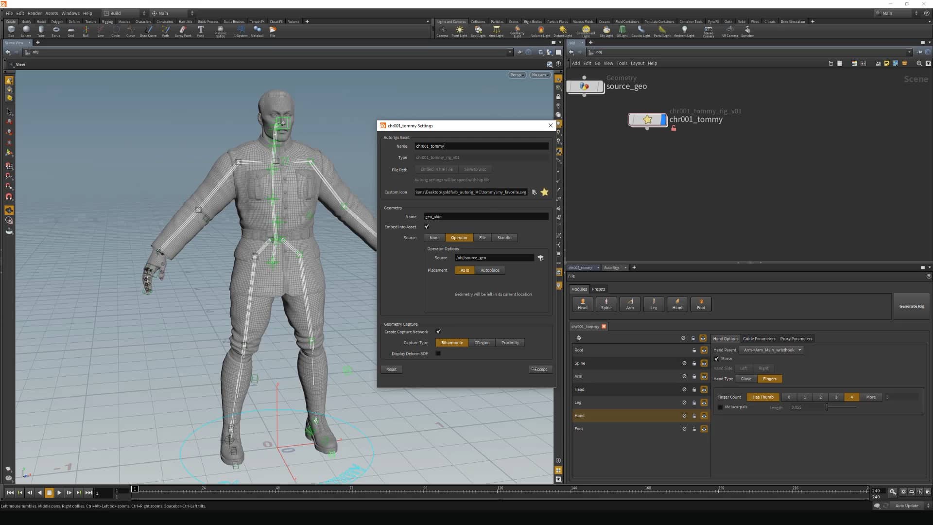 Houdini 16 Masterclass | Autorig Tools Overview on Vimeo