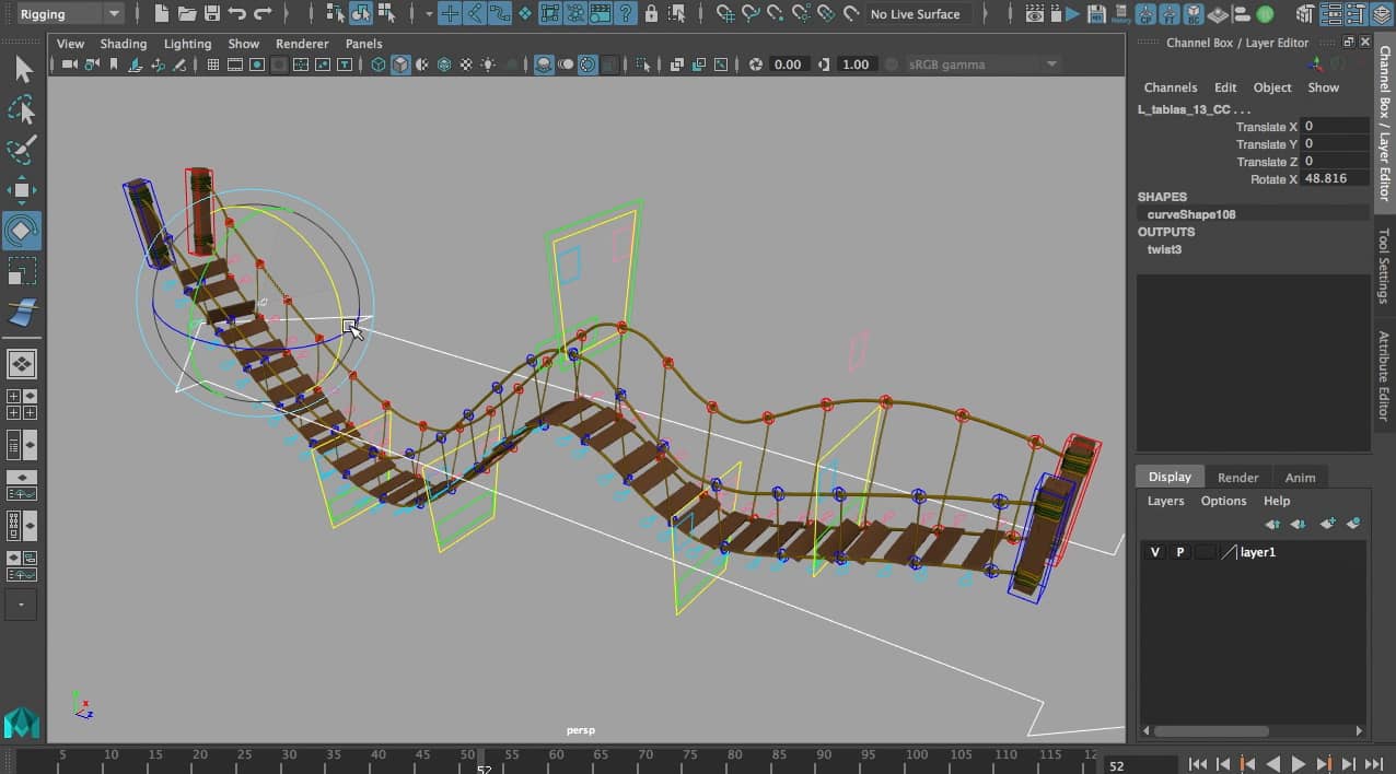 Cartoon Bridge Rig Demo by Veronica Morera on Vimeo