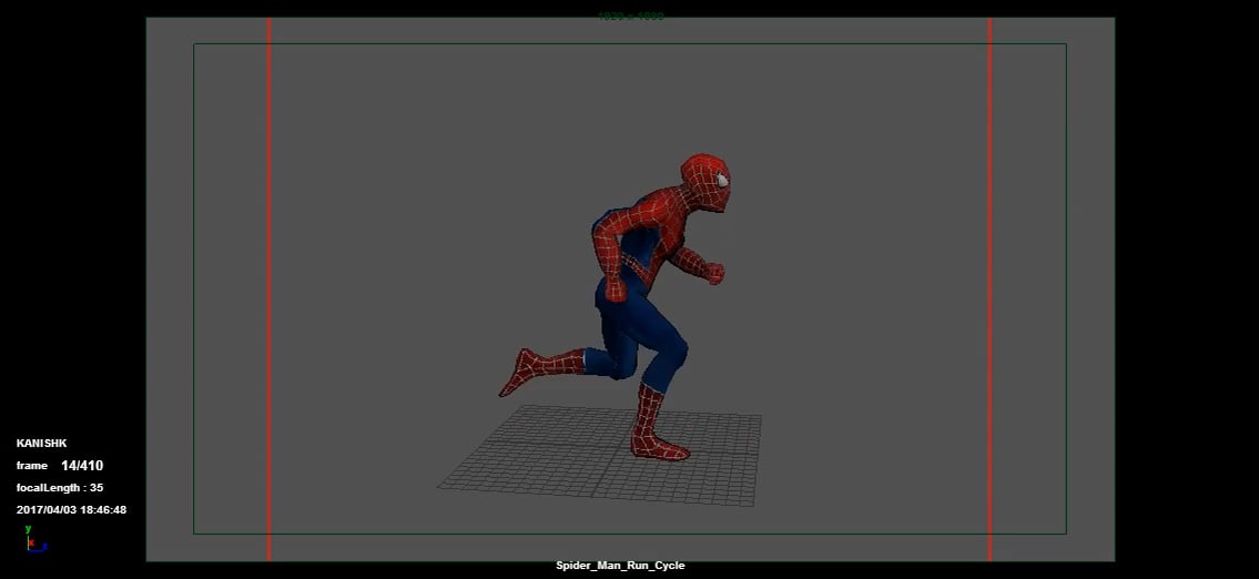 Spider Man Run Cycle on Vimeo
