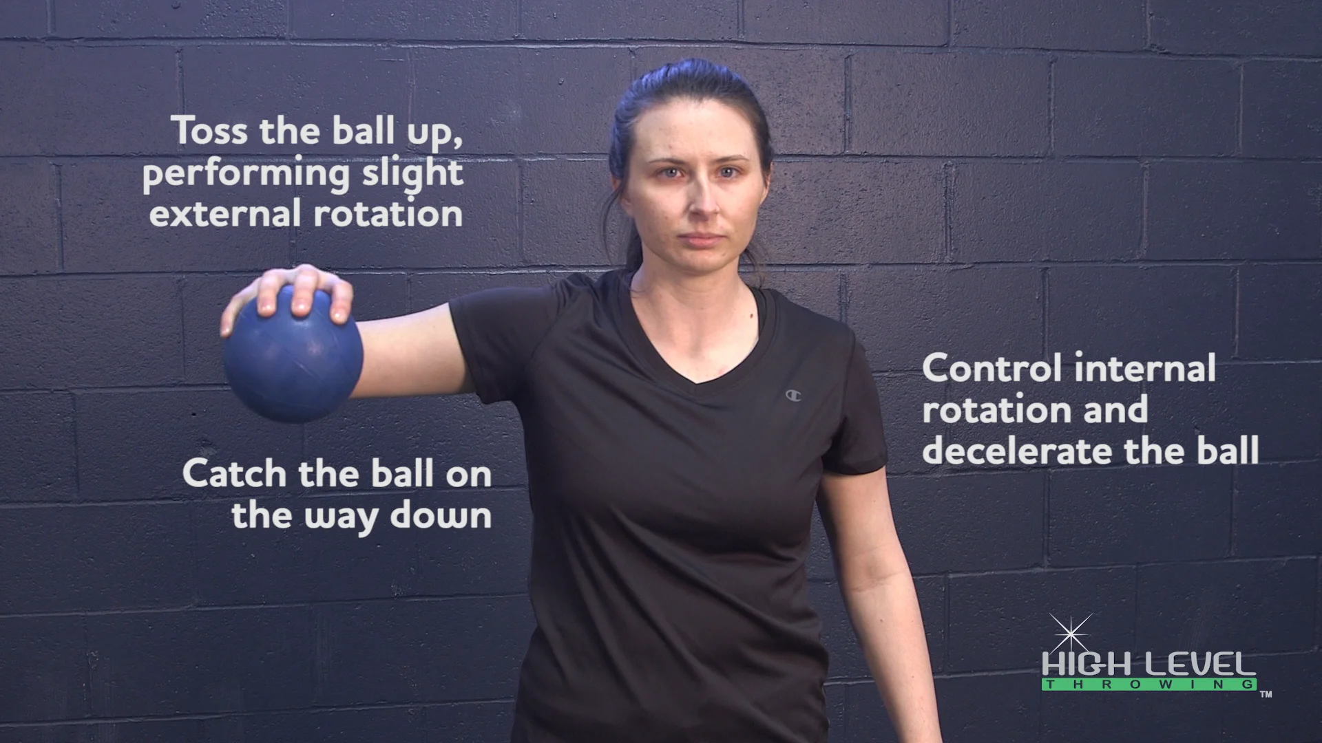 Softball Throwing: Upward Toss | High Level Throwing