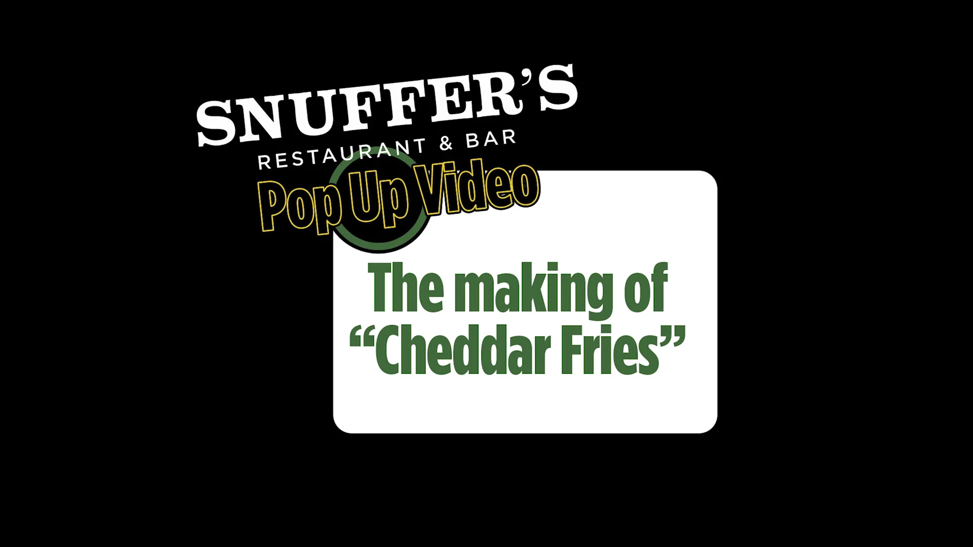 Snuffer National Cheddar Fries Day on Vimeo