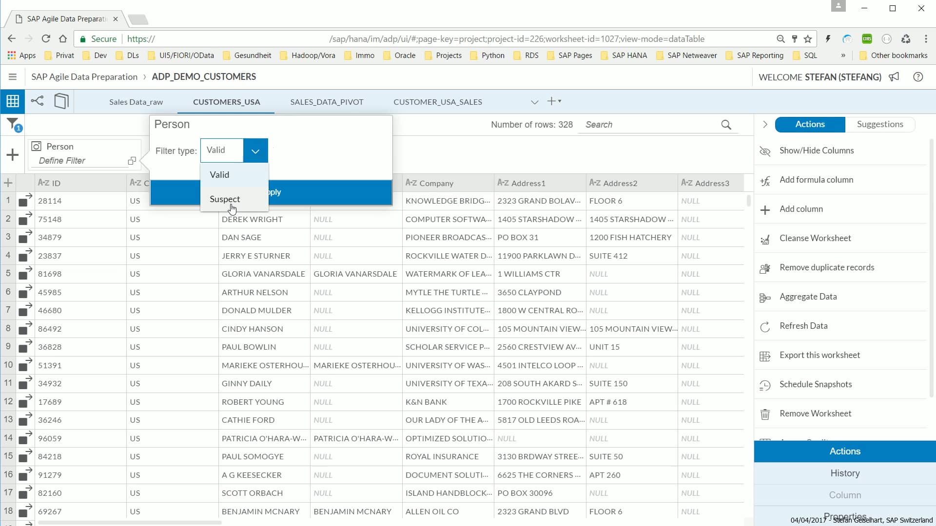 SAP ADP - Agile Data Preparation - Some of the Essentials - Data ...