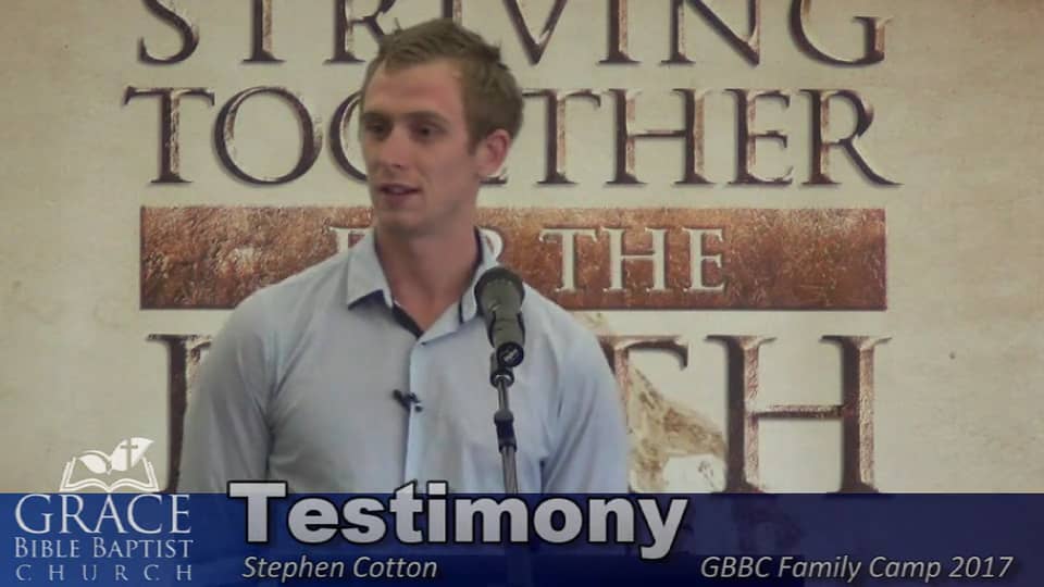 Stephen Cotton's Testimony on Vimeo