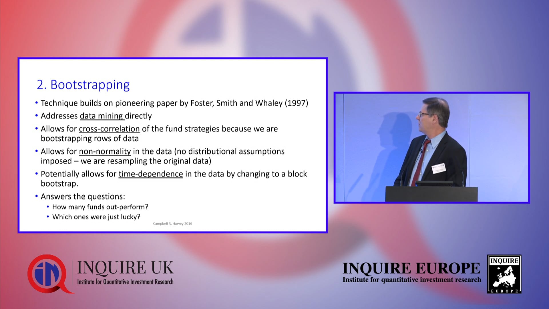 Campbell Harvey Detecting repeatable performance on Vimeo