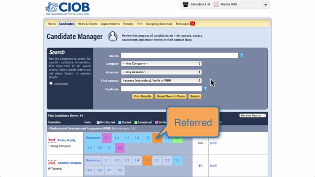 Examples of Evidence in PDP - CIOB on Vimeo